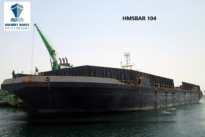 Flat Top Barges for sale-Harmony Marine Shipbrokers